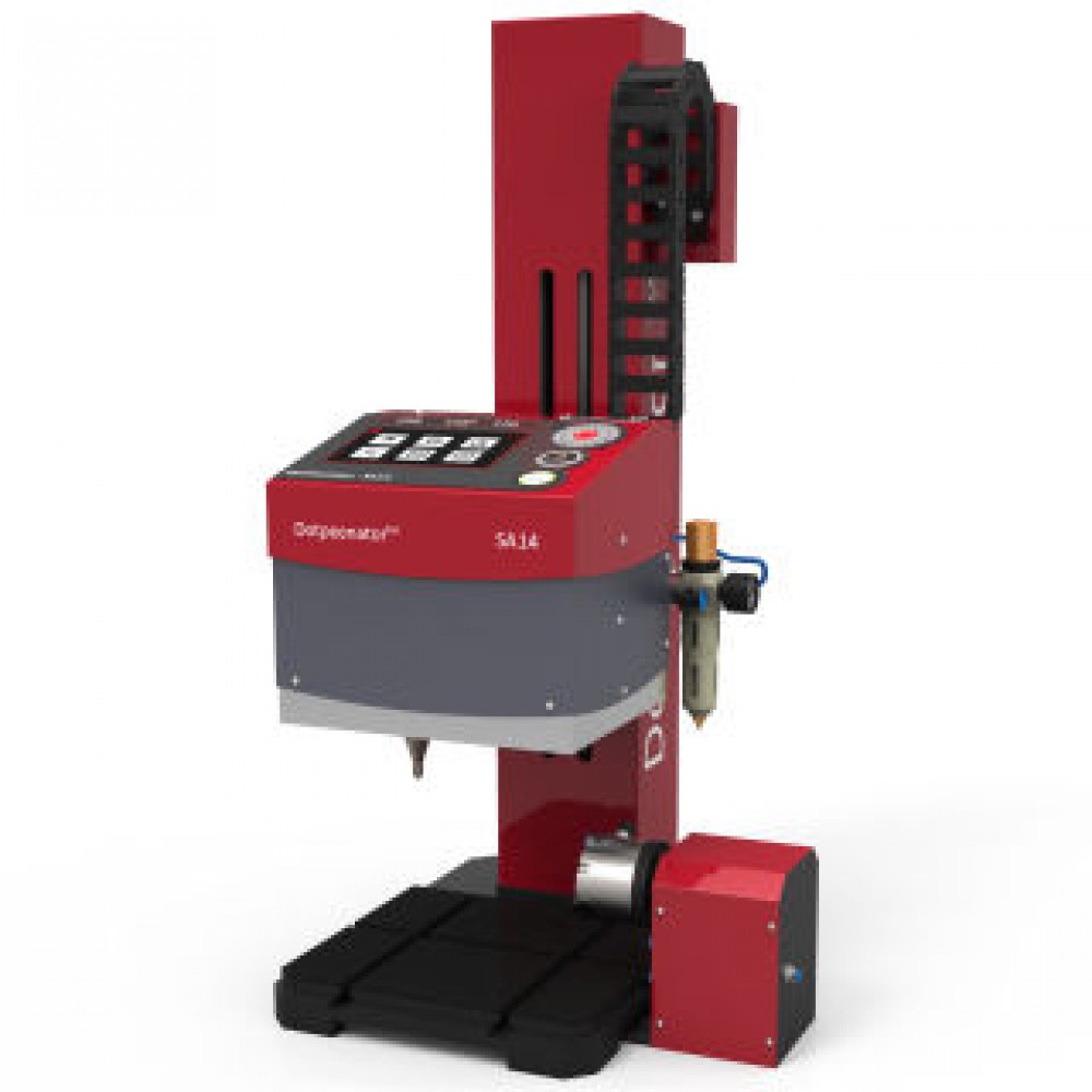 A Dotpeenator™ SA14ZR Desktop Dot Peen Marking Machine ...